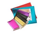China Custom Color Small Bubble Wrap Envelopes Metalized Foil Tear Proof For Shipping for sale