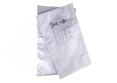 China Metallic Open Top Sealable Aluminum Foil Bags Vacuum Heat Seal Pouches for sale