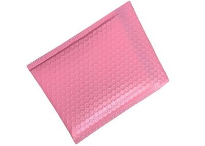 China Personalized Pink Poly Bubble Mailers Water Resistant For Protective Packaging for sale