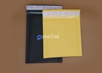China Black Sealed Bubble Wrap Pouches , Recyclable Kraft Shipping Envelopes for sale