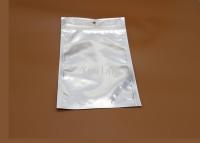China Anti Static Material Resealable Aluminum Bags With See Through Window for sale