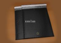 China No Fading Shipping Poly Bubble Mailers , Flat Black Garment Mailing Bubble Bags for sale