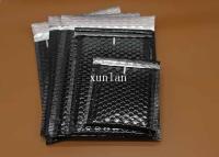 China Black Heat Sealed Padded Mailing Envelopes With Bubble Wrap Inside For Lens for sale
