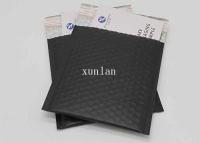 China Matte Black Metallic Shipping Bubble Mailers 6x9 Inch Waterproof For Mailing for sale