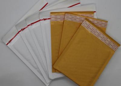 China Customized Yellow Kraft Paper Bubble Mailers Easy To Tear Padded For Mailing for sale