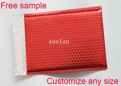 China Any Size Logo Metallic Bubble Mailers 2 Sealing Sides With Light Bubble Linings for sale
