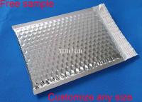 China Foil Film Metallic Shipping Bubble Mailers Envelopes 2 Sealing Sides Tear Resistant for sale