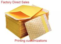 China Strong Adhesive Kraft Paper Bubble Mailers 6*8 Inch Cushioned Postage Mailing Bags for sale