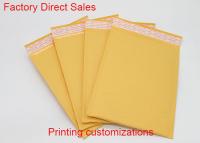 China Printing Kraft Paper Bubble Envelope , Cushioned Postage Mailing Bags 6*8 Inch for sale