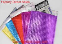 China Recyclable Bubble Lined Mailing Bags For Packaging Shipping with 2 Sealing Sides for sale