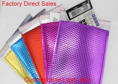 China Recyclable Bubble Lined Mailing Bags For Packaging Shipping with 2 Sealing Sides for sale