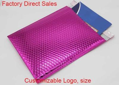 China Strong Adhesive Metallic Bubble Mailers 4*6 Aluminum Film 50 Mic Thickness for sale