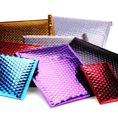 China Colorful Anti - Rub Metallic Bubble Mailers , Custom Logo Padded Mail Bags for sale