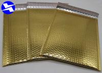 China Biodegradable Metallic Bubble Mailers 6*9 Inch Flat Surface Customized Logo for sale