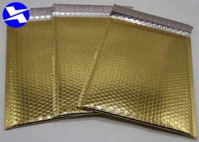 China Biodegradable Metallic Bubble Mailers 6*9 Inch Flat Surface Customized Logo for sale