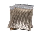 China Metallic 9mm Aluminum Foil Bubble Mailer Hot Stamping for sale