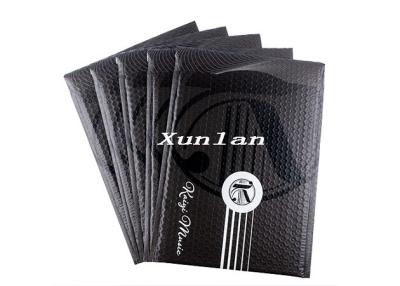 China Black BOPP Matte Poly Bubble Mailers 10.5X16 A4 CMYK With Custom LOGO for sale