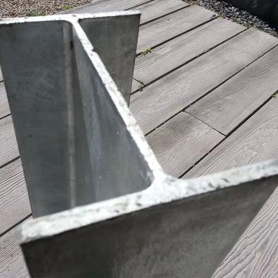 China Non Alloy H Beam Channel SS400B AS300B S355J0 Q235B Galvanized Steel for sale