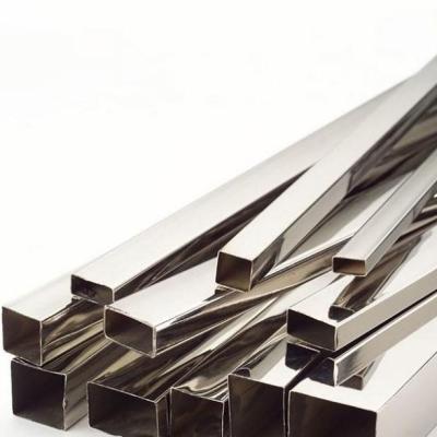 China Polished AISI Stainless Steel Pipe GB JIS 304 DIN EN Square Rectangle for sale