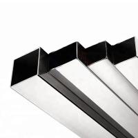 China Polished AISI Stainless Steel Pipe GB JIS 304 DIN EN Square Rectangle for sale