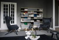 China Metal Fiberglass Frame Chaise Lounge Chair Modern  79 * 87 * 112 CM for sale