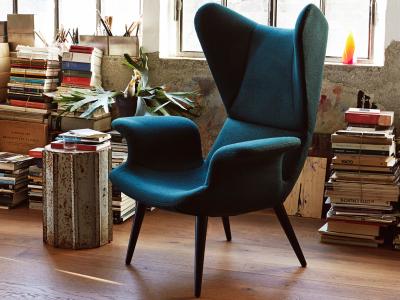 China Hotel Furniture Moroso Lounge Chair With Cushion Take A Line For A Walk Chair for sale
