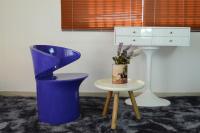 China Mushroom - Shaped Living Room Chairs Fiberglass Leisure Blue 60 * 57 * 79 CM for sale