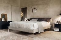 China Moov Modern Upholstered Bed Full Size Platform Soft Replica Customize for sale