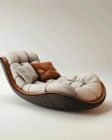 China Modern Retro Single Reclining Chaise Lounge Sofa Home Furniture Use Bedroom Study Grand Flat Villa Casual Living Room for sale