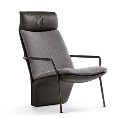 China Ergonomic ANASTASIA Fiberglass Arm Chair With Headrest 75*51*40 Cm for sale