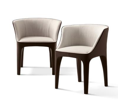 China Small Carlo Colombo Diana Chair , Profiled Steel Giorgetti Diana Armchair for sale