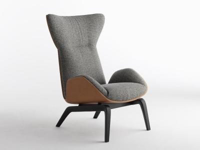 China Fabric Casamania Horm SOHO Arm Chair , Solid Black Ash Casamania Chair for sale