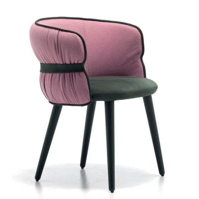 China Merge Contemporary Coulisse Armchair / Classic Desig Leather Arm Chairs for sale