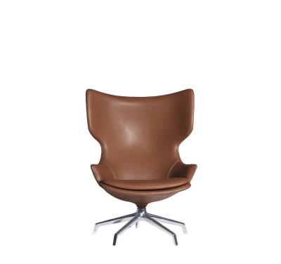China Brown Driade Lou Speak Armchair / Comfortable Swivel Driade Armchair for sale