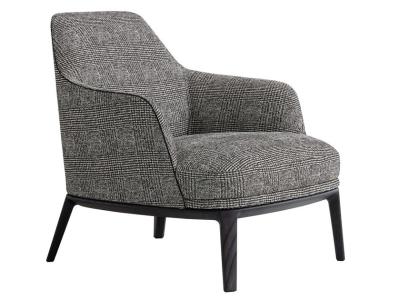 China Jane Large Poliform Armchair , Wooden Structure Upholstered Arm Chair for sale