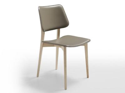 China JOE S M CU Luxury Dining Chairs / Lacquered Metal Base Restaurant Dining Chairs for sale