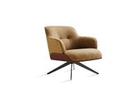 China Low Back Relaxing Kensington Armchair , Colorful Kensington Leather Chair for sale