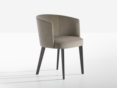 China Interior LENA Fiberglass Arm Chair With Deep Version Or Standard Version for sale