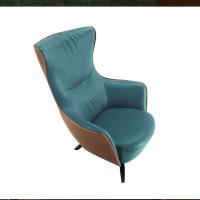 China Relaxation Fiberglass Arm Chair ,  Mamy Blue Armchair for sale