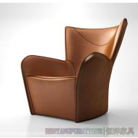 China Brown  C Mandrague Armchair , Soft  Chelsea Armchair for sale