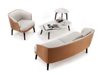China Romantic  Nivola Sofa By  169*80*74.5 Cm for sale