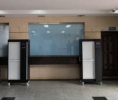 China HEPA Filter Large Room Air Purifier Air Volume 5000m3 / H for sale