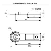 China Handheld Laser Power Meter Wavelength Range 0.19 - 25µm/10mW-2W 0.5-50W for sale