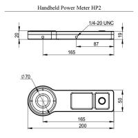 China Handheld Laser Power Meter Wavelength Range 0.19 - 25µm/10mW-2W 0.5-50W for sale