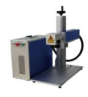 China Portable 30W Mini Fiber Laser Marker Machine For Metal Engraver for sale