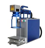 China Small Handheld Fiber Laser Marking Machine 20W Compact Laser Engraver For Metal for sale