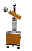 China Online Flying Laser Marking Machine 50W / 30W / 20W Fiber Laser Marker for sale
