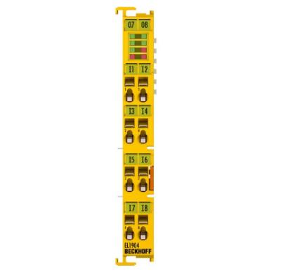 China EL1904 Beckhoff  | EtherCAT Terminal, 4-channel digital input, 24 V DC, TwinSAFE for sale