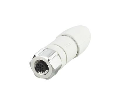 China EVF565 Female Wirable Connectors Ifm Safe Cable Connection With Screw Terminals for sale