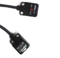 China OMORN E3T-FT12 Flat Through-Beam Photoelectric Sensor | 500mm Detection for Industrial Automation | IP67 Rated NPN Output for sale